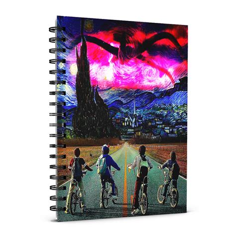 Stranger Things Spiral Notebook Desi Urban