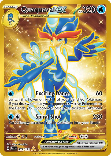 Quaquaval Ex · Paldea Evolved Pal 273 ‹ Pkmncards