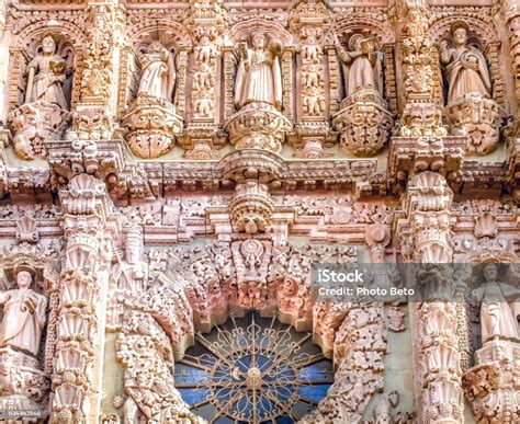 The Beautiful Facade Of The Cathedral Of The Virgen De La Asuncion In