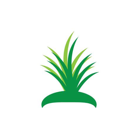 Grass Logo Vector Template 13044839 Vector Art At Vecteezy