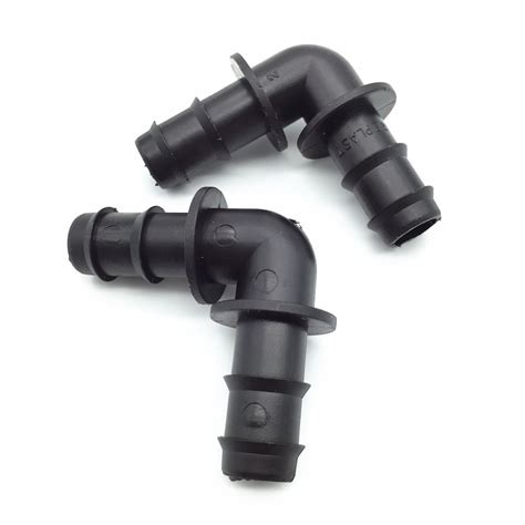 Conector De Manguera Negro De 12 Mm De 10 Uds Eq Grandado