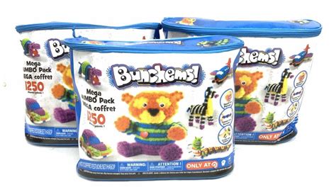 Lot 3 Bunchems Mega Jumbo Pack Toys