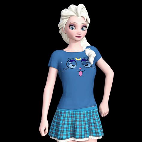 Elsa Showing You Her Belly Button By Femalenavelart On Deviantart