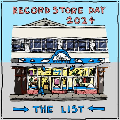 Record Store Day 2024 List Clarity Records