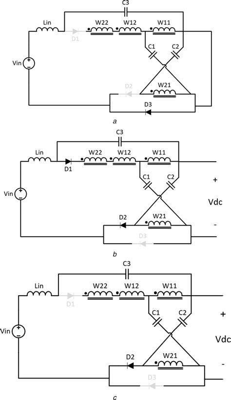 Equivalent Circuits Of Trans‐zsi A Shoot‐through State Circuit B