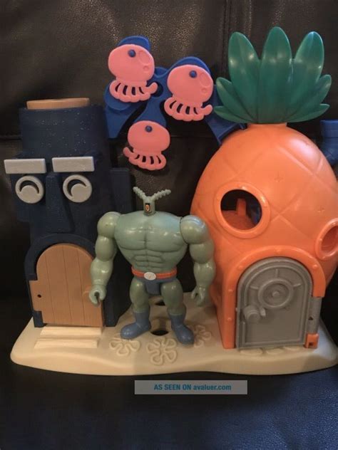 Imaginext Spongebob Squarepants Bikini Bottom Playset With Rare