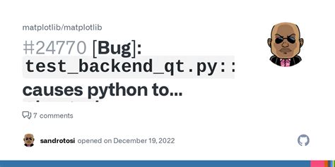 Bug `testbackendqtpytestfigclose` Causes Python To `aborted