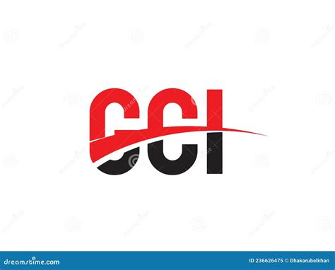 GCI Letter Initial Logo Design Vector Illustration Stock Vector Illustration Of Swoosh