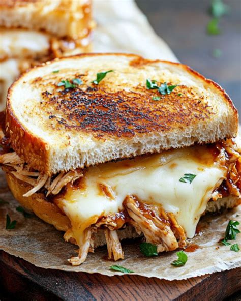 Bbq Chicken Grilled Cheese Sandwich Recipe