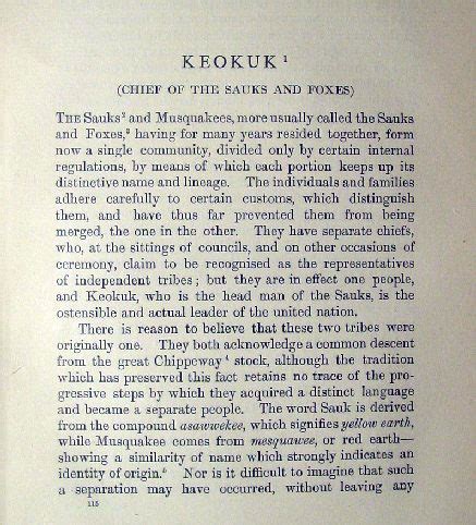 Mckenney And Hall Print Of Keokuk Chief Of The Sauks And Foxes