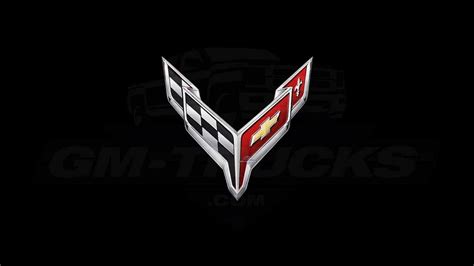 C8 Corvette Logo Wallpaper