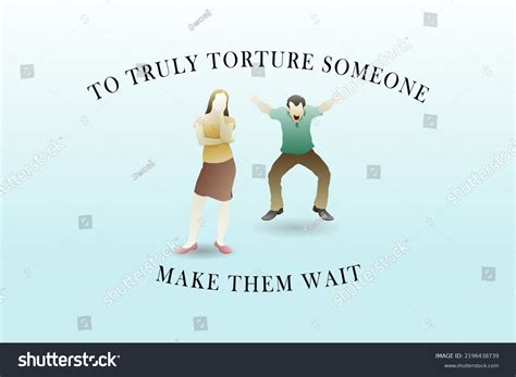 Impatient Man Getting Angry While Waiting Stock Vector Royalty Free
