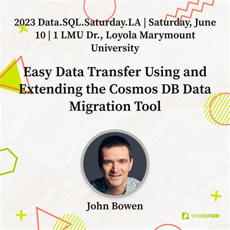 Data Sql Saturday La On Linkedin Sqlsatla Sqlsaturday Azure Cosmosdb