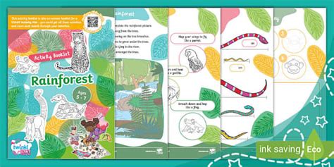 Rainforests Activity Booklet Ages 5 7 Teacher Made