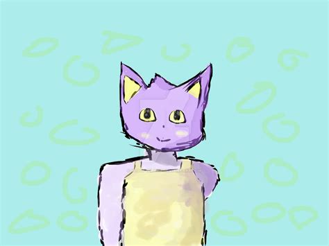 Purple Kitty By Floofyflawf On Deviantart