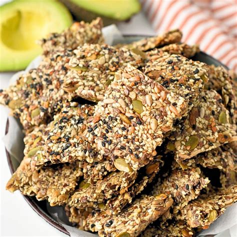 Seed Crackers 1 Bowl Gluten Free High Protein The Conscious Plant