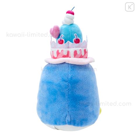 Japan Sanrio Original Plush Toy Tuxedosam Birthday Cake Kawaii