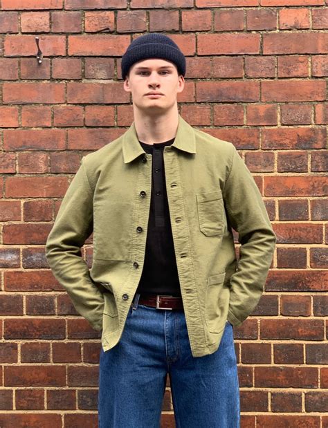 Vétra Moleskine Chore Jacket Olive The Archives The Peoples Outfitters