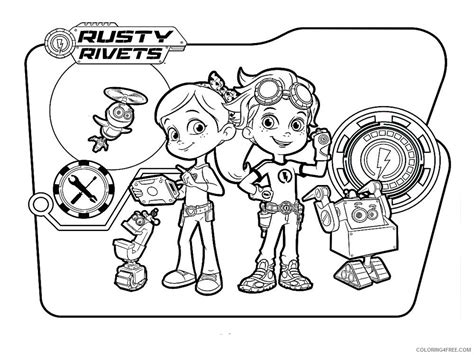 Rusty Rivets Coloring Pages Rusty Rivets 7 Printable 2021 5158