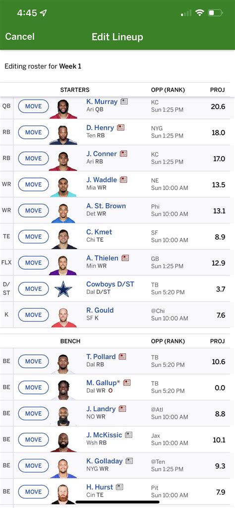 1st Timer Any Advice On Who To Move Tia Rfantasyfootballadvice