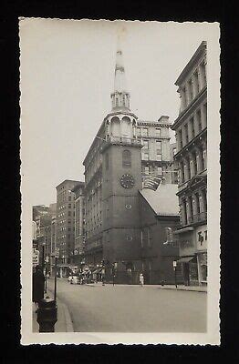 1949 Old South Meeting House Boston Tea Party Boston Ma Suffolk Co