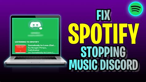 How To Fix Spotify Stopping Music Discord 2023 Update Youtube