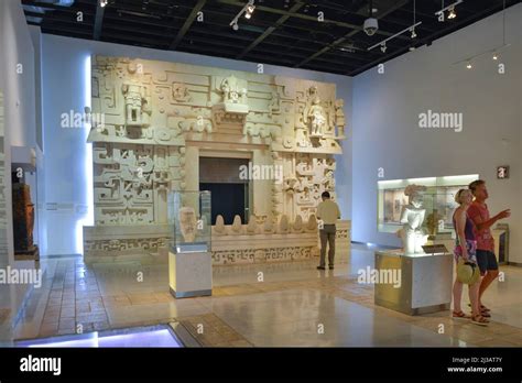 Maya Museum Gran Museo Del Mundo Maya Merida Yucatan Mexico Stock