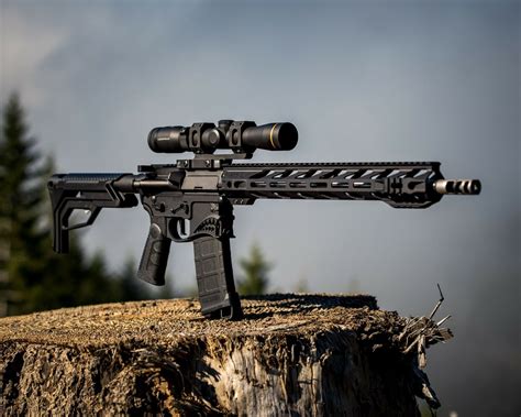 Ar15 Assault Rifle Hand Gun W Scope Glossy Poster Picture Photo Banner
