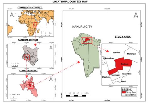 Nakuru County Location Context Map Spatialnode