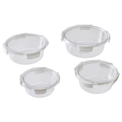 Better Homes And Gardens Food Storage Containers Set Of 4 8 Pieces