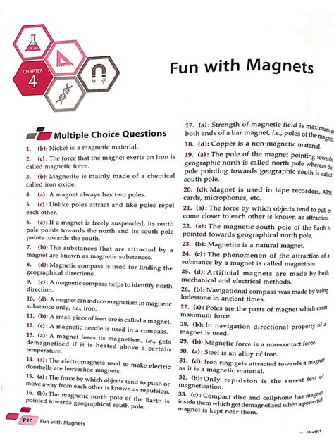 Grade6 Iit Physics Fun With Magnets Solution Set Pdf