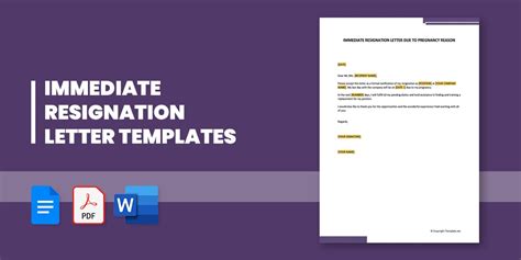 Resignation Letter Template Uk Imate Effect
