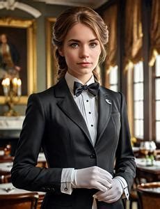 Fancy Butler Outfit Costume Face Swap Id1016509