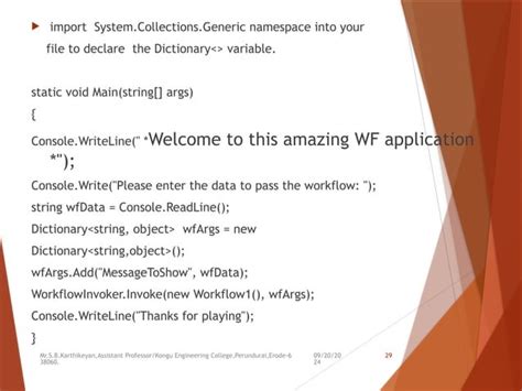 Windows Workflow Foundation In Net Framework Ppt