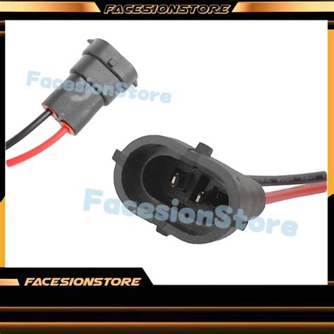 Car Hid Led Headlight Fog Lighot Lamp Bulb H8 H9 H11 Male Adapter