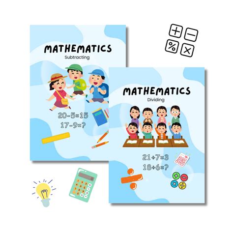 Mathematics Exercise Book Adding Subraction Divide Multiplying Practice Book Math School 728