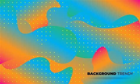 Creative Geometric Wallpaper Trendy Fluid Flow Gradient Shapes