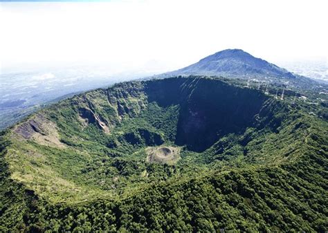 Crater You Can Hike To At El Boqueron National Park El Salvador El