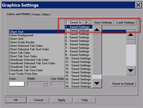 Graphics Settings Sierra Chart