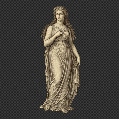 Download Free Png Of Png Classical Goddess Illustration Design By