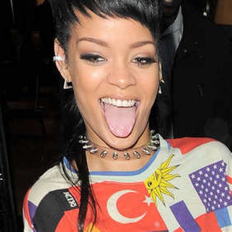 Rihanna Tongue