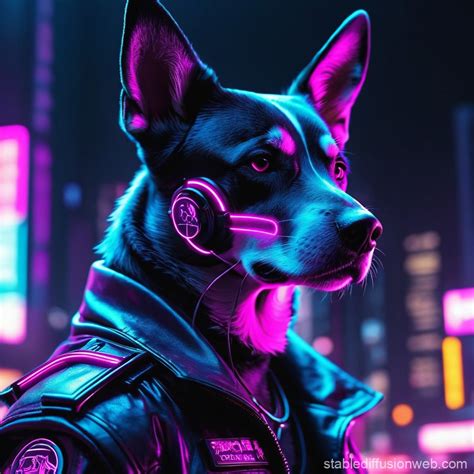 A Cool Dog Imagery Stable Diffusion Online
