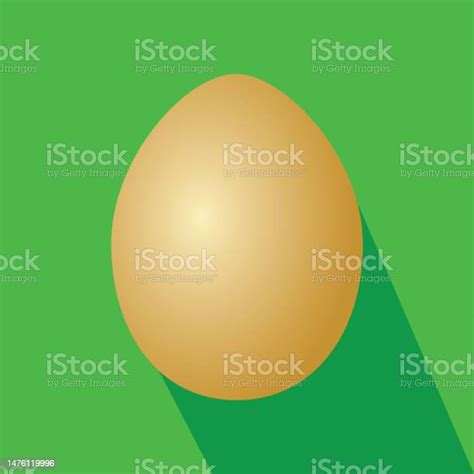 Egg Flat Design Icon Vector Stock Illustration Download Image Now