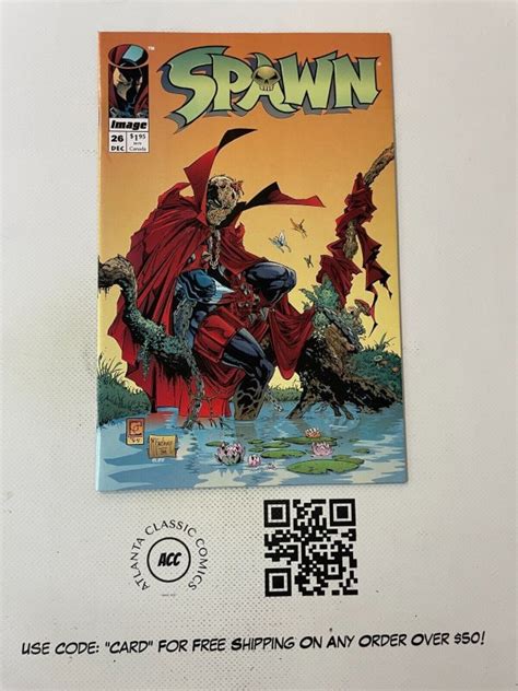 Spawn 26 Nm Image Comic Book Todd Mcfarlane Angela Clown 19 Lp7