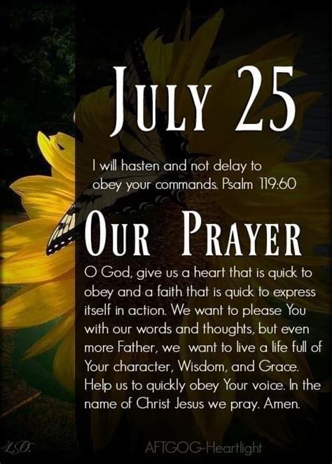 July 25 💞 Good Morning God Quotes Daily Bible Devotions Good