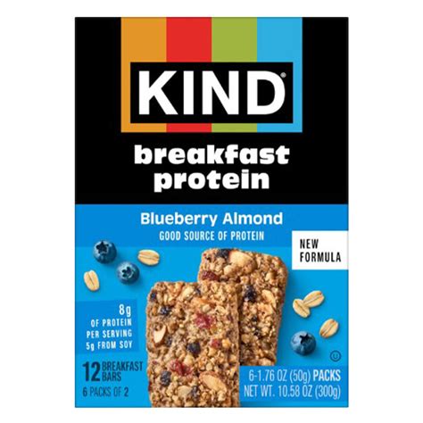 Kind Protein Blueberry Breakfast Bar 6ct