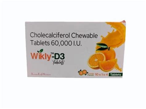 Cholecalciferol Tablets 60000 Iu Chewable At Rs 90 Box Vitamin C Chewable Tablets In Indore