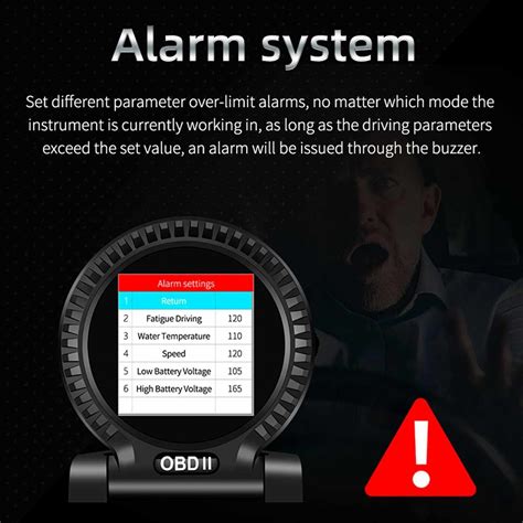 Car Obd Lcd Instrument High Definition Speedometer Car Diagnostic Tool