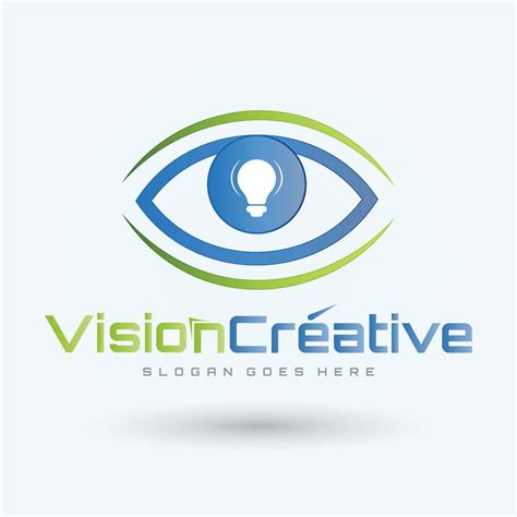 Eye Logo Design Vector Template Colorful Media Icon Creative Vision