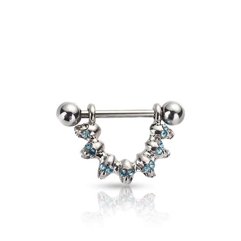 Nipple Piercing Skull ~ Infinite Piercing